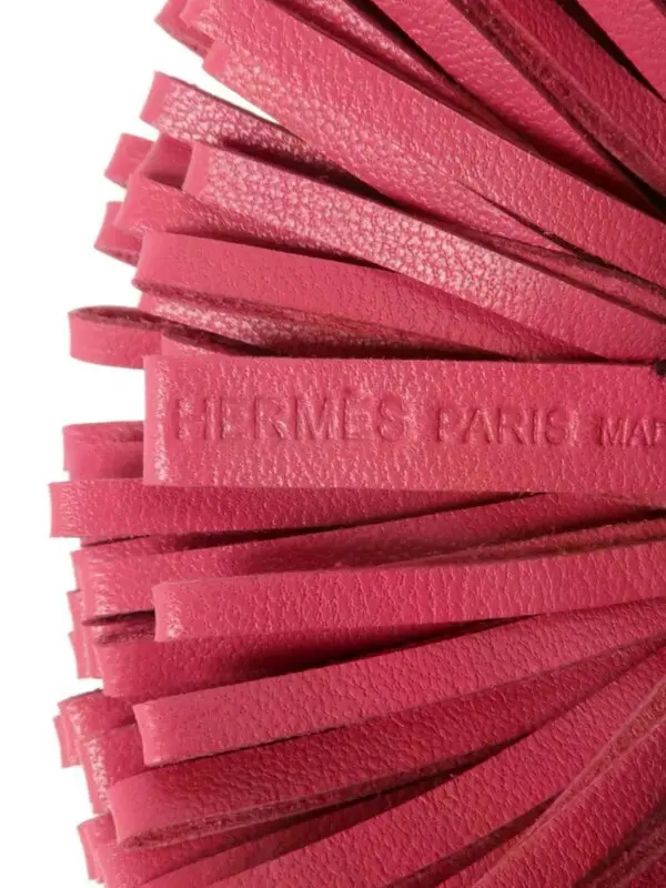 Hermès Carmen Fringed Leather Keychain