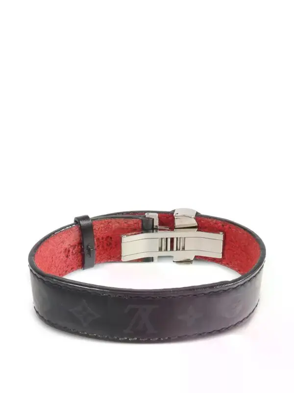 LOUIS VUITTON Monogram Leather Bracelet