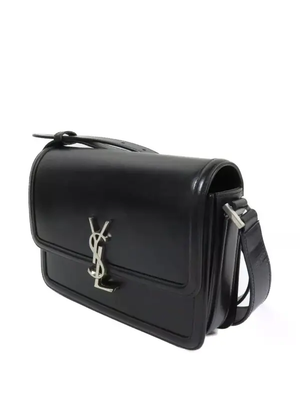 Saint Laurent Logo Leather Shoulder Bag