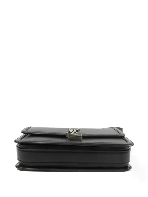 Saint Laurent Logo Leather Shoulder Bag
