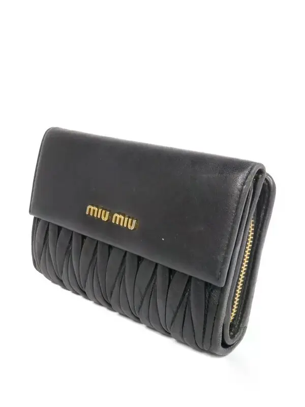 Miu Miu Matelassé Leather Wallet