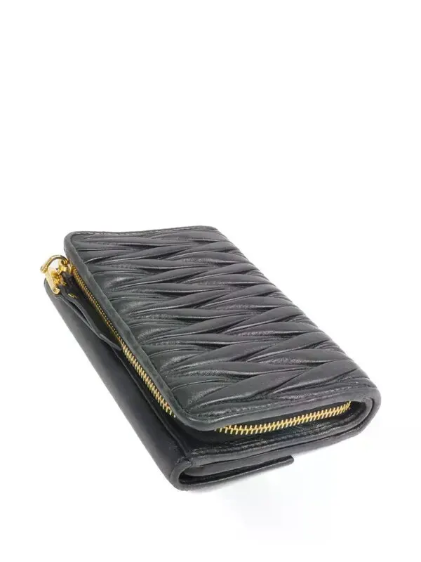 Miu Miu Matelassé Leather Wallet