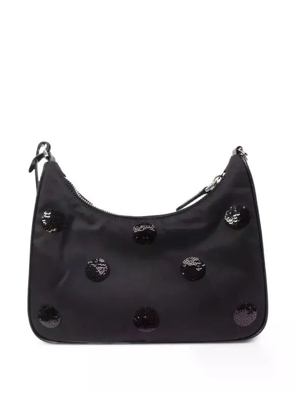 Prada Sequin Polka-dot Shoulder Bag
