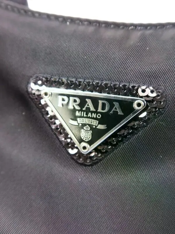 Prada Sequin Polka-dot Shoulder Bag
