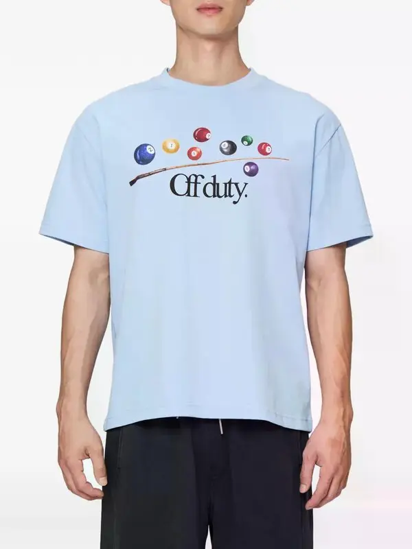 OFF DUTY Billiards Graphic-print T-shirt