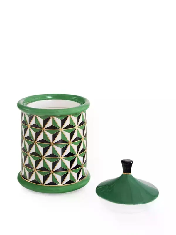 Jonathan Adler Versailles Geometric-pattern Canister