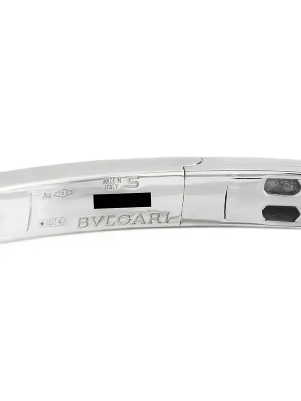BVLGARI Serpenti Seduttori Diamond And Sapphire Bracelet In 18k White Gold