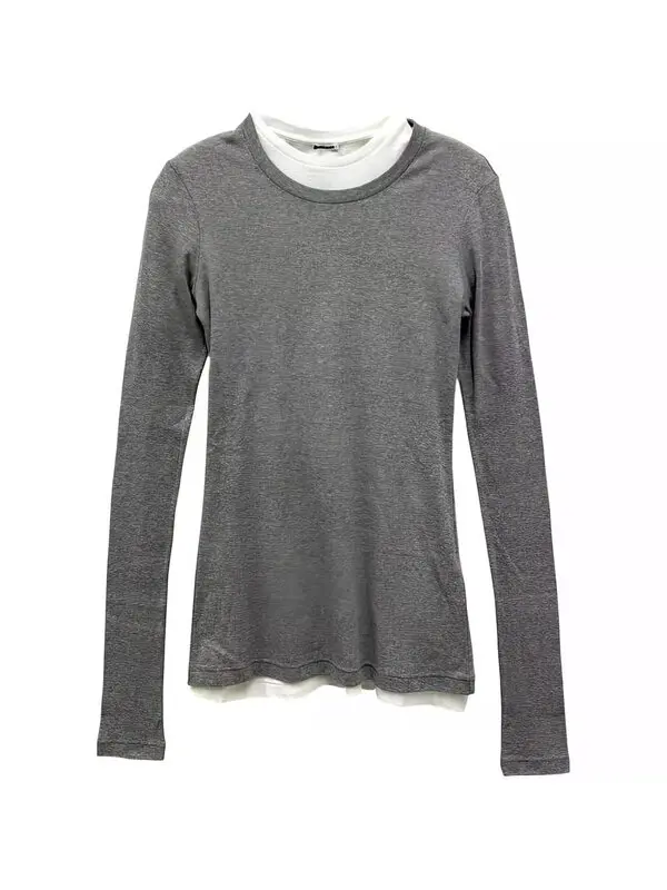 JIL SANDER Layered Long-sleeved T-shirt - Grey