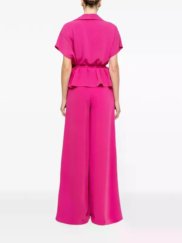 NISSA Belted Scarf-detail Top