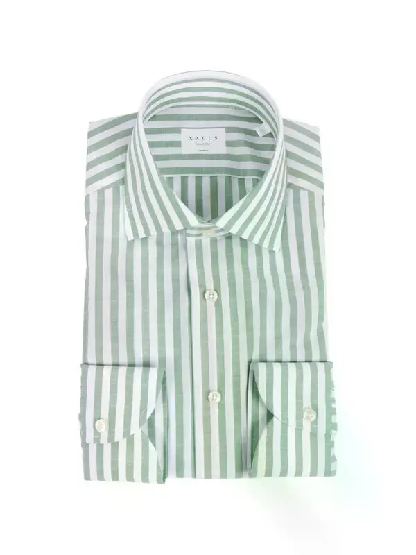 XACUS Travel Shirt Stripe-print Shirt