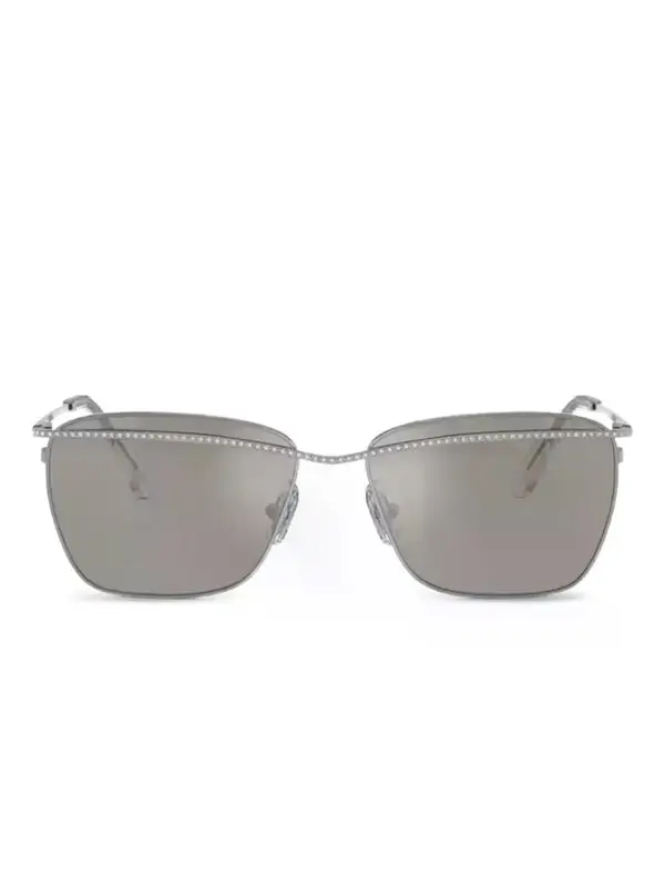 SWAROVSKI Crystal Embellished Square Sunglasses