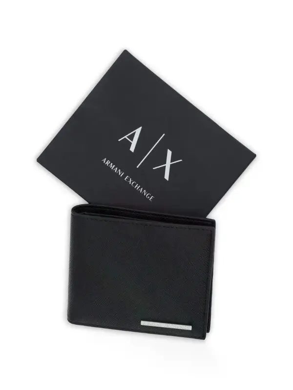 Armani Exchange Logo-plaque Bi-fold Wallet