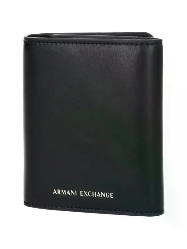 Armani Exchange Amelie Logo-lettering Wallet - Black