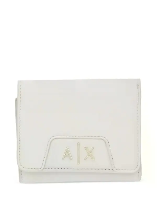 Armani Exchange Logo-detail Wallet - White