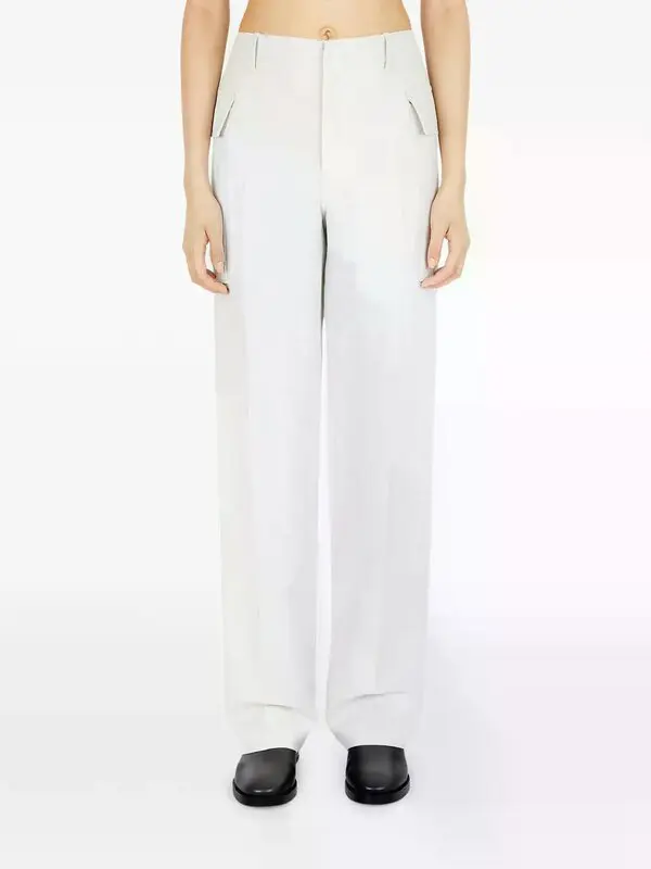 DURAZZI MILANO Flap-pocket Trousers - Neutrals