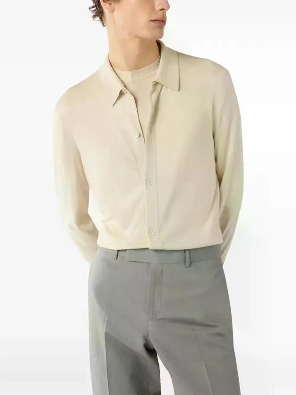 LARDINI Silk Knitted Shirt