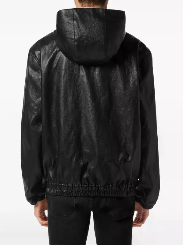 Philipp Plein Eco-leather Windbreaker
