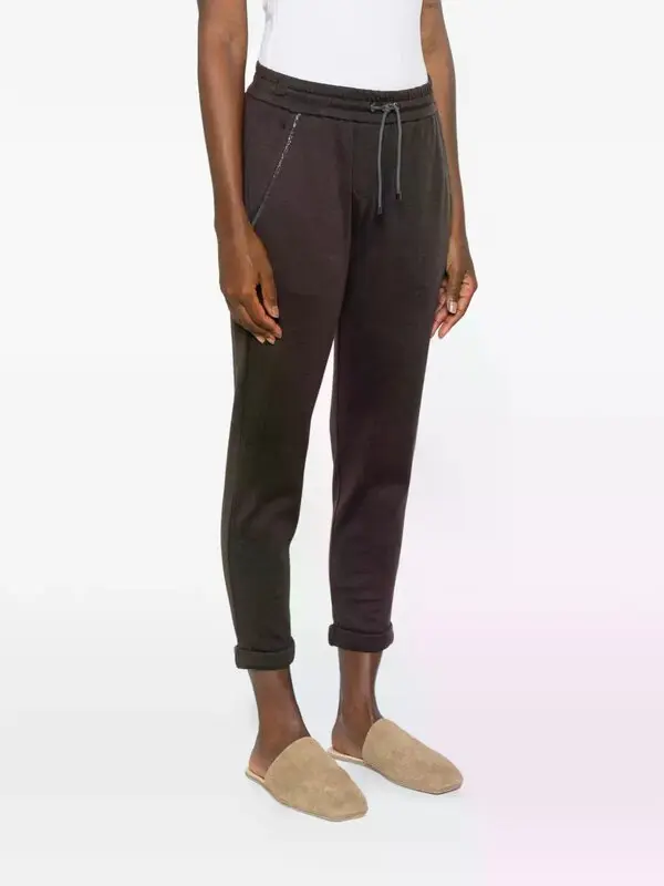 Brunello Cucinelli Monili-trim Track Pants
