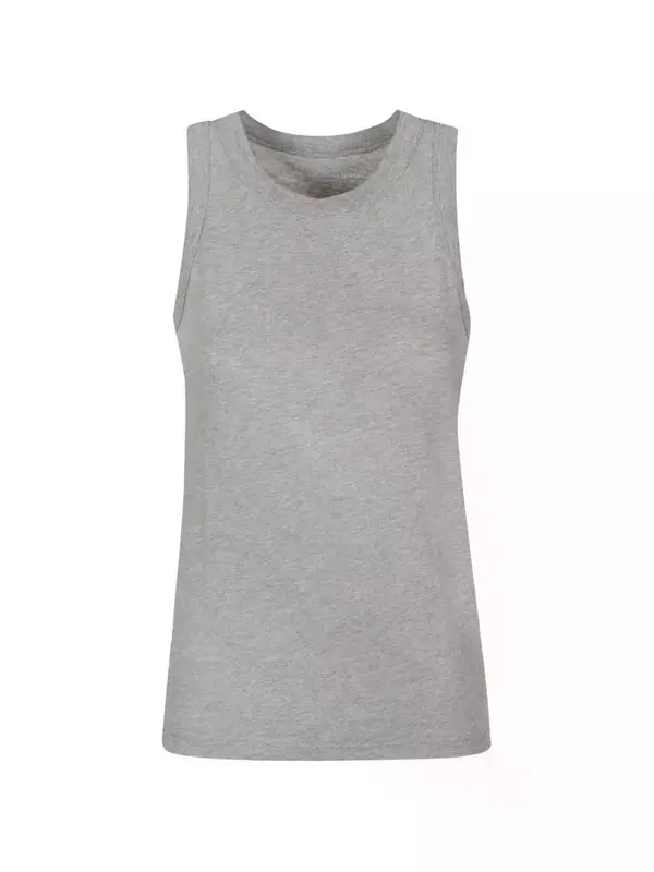 Majestic Filatures Ribbed Trim Tank Top - Grey