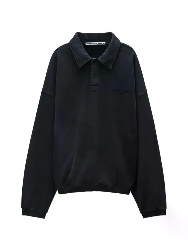 Alexander Wang Polo-collar Oversized Sweater