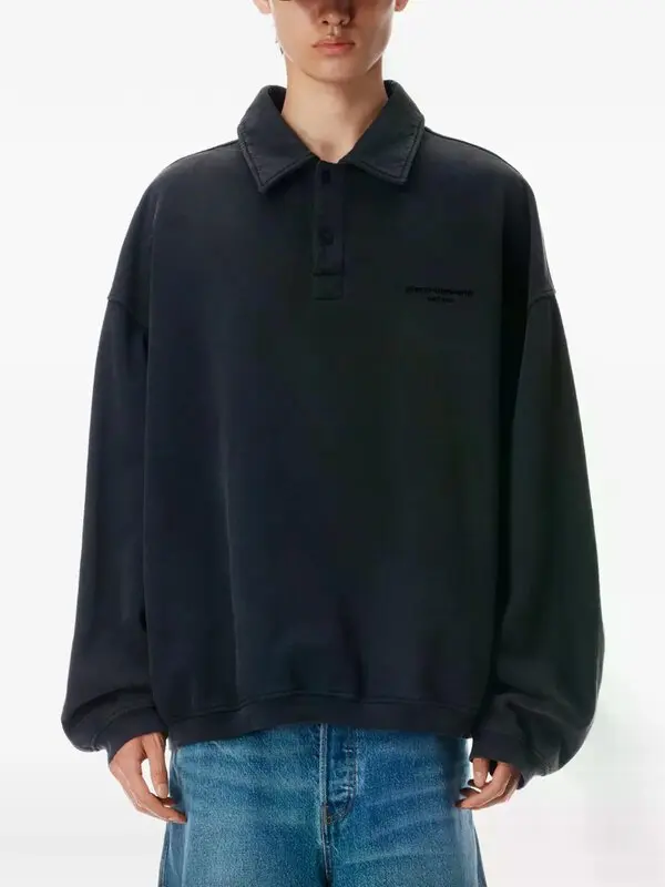 Alexander Wang Polo-collar Oversized Sweater