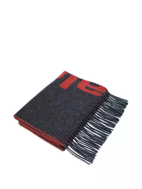 Alexander Wang Logo-detail Scarf - Black