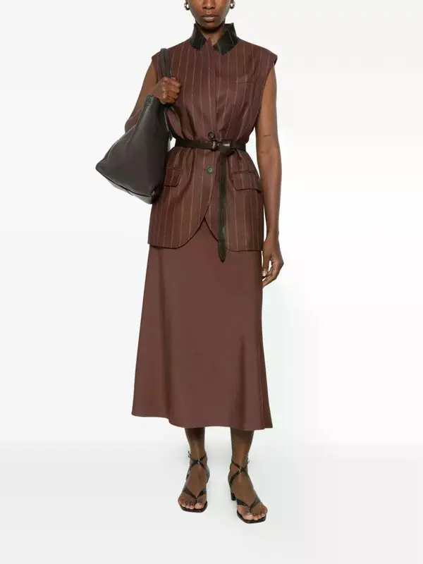 Brunello Cucinelli Sleeveless Leather Vest