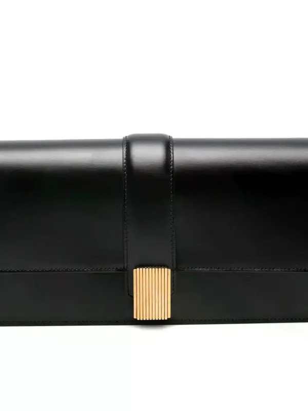 Khaite Blake Leather Clutch Bag - Black