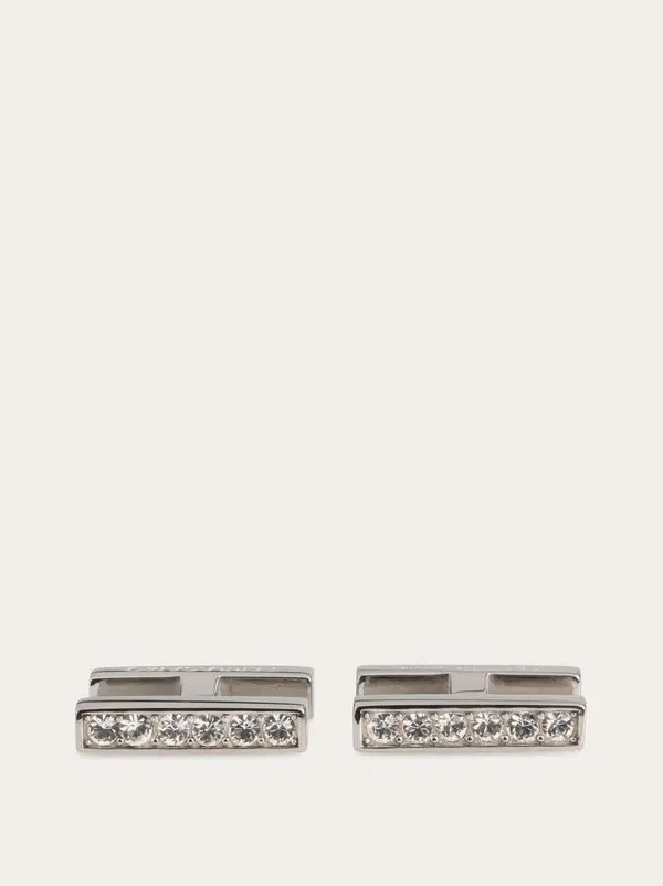 FERRAGAMO Crystal Embellished Cufflinks - Blue