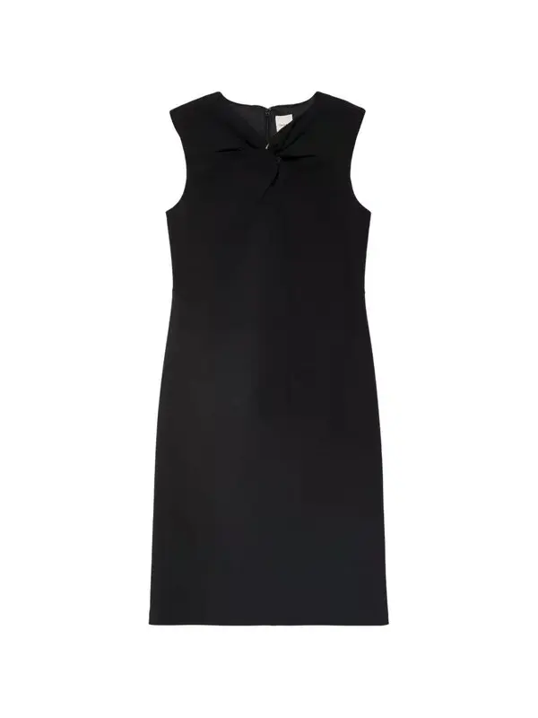 Calvin Klein Sleeveless Mini Dress With Twist Detail - Black