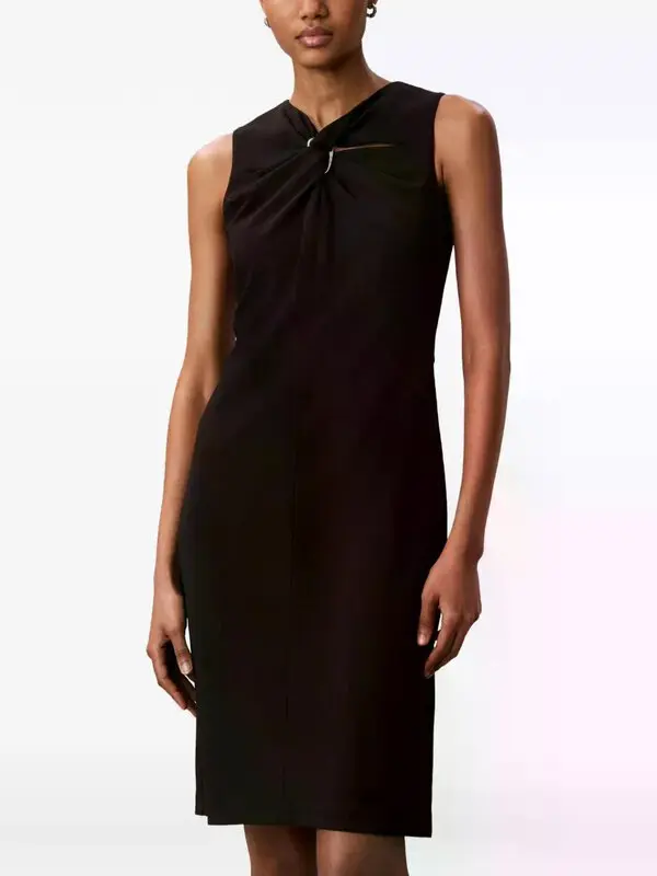 Calvin Klein Sleeveless Mini Dress With Twist Detail