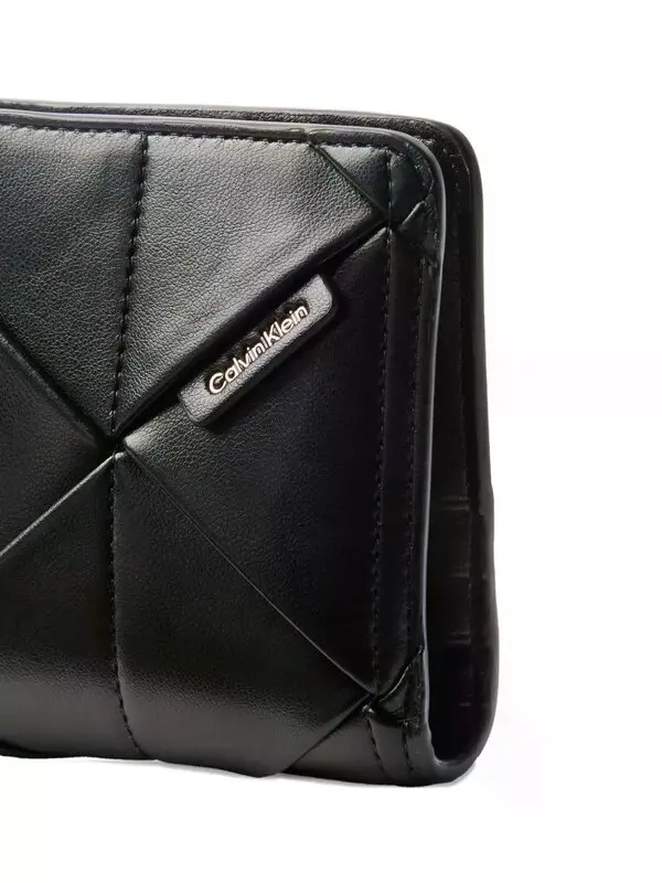 Calvin Klein Quilted Logo-plaque Wallet