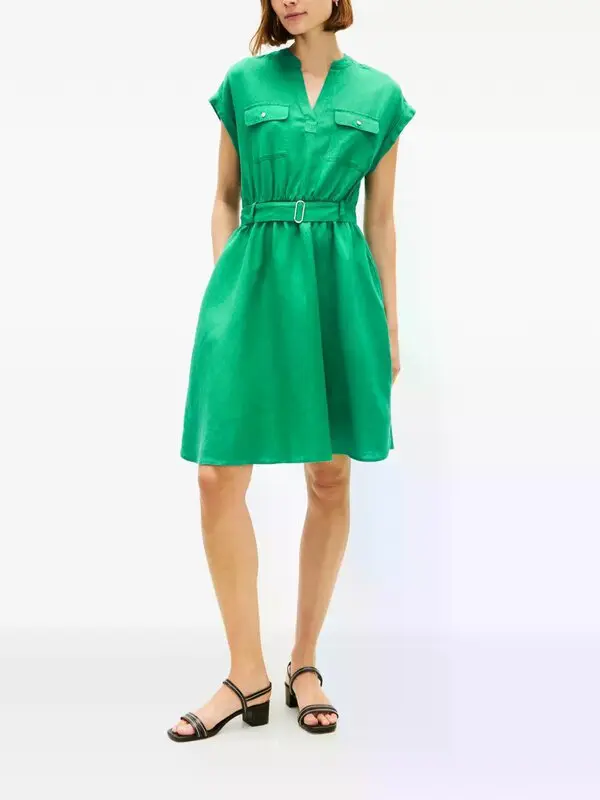 Tommy Hilfiger Belted Midi Dress