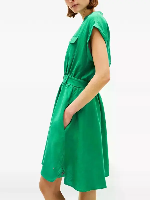 Tommy Hilfiger Belted Midi Dress