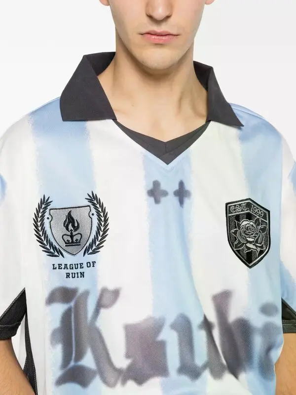 Ksubi Offside Duke Stripe-print T-shirt