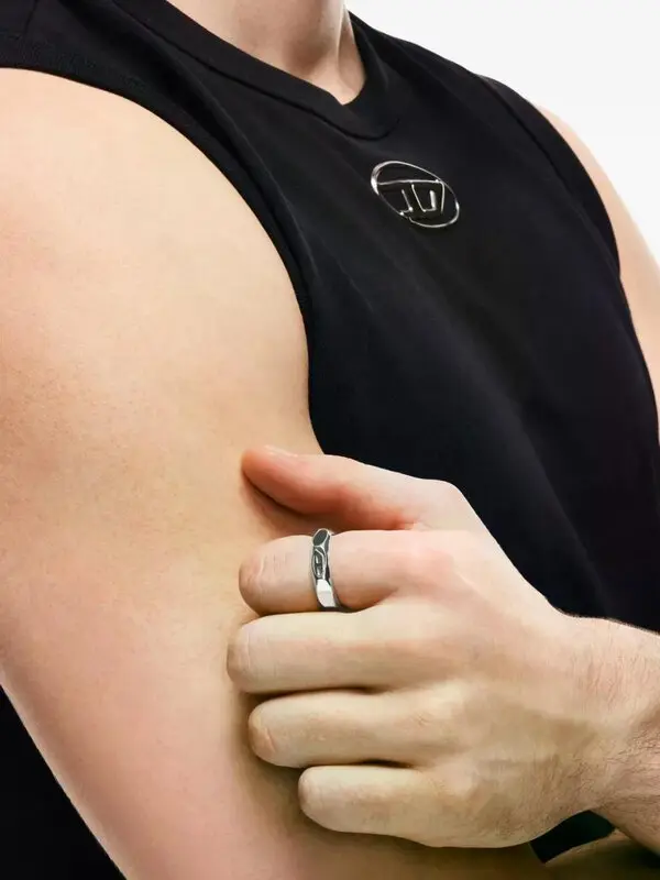 DIESEL® Oval D Logo Ring