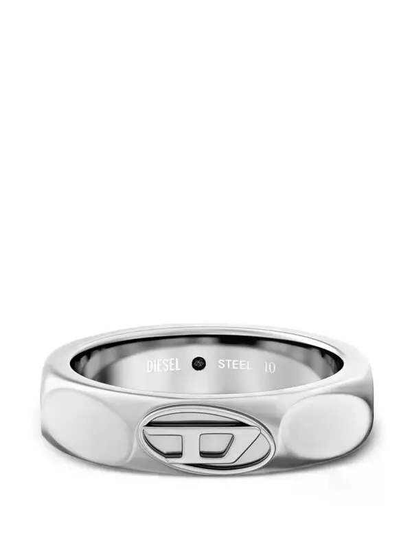 DIESEL® Oval D Logo Ring