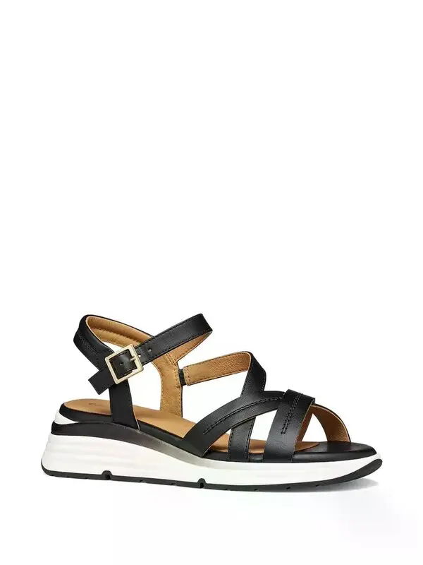 Geox Crossover Strap Buckle-fastening Sandals