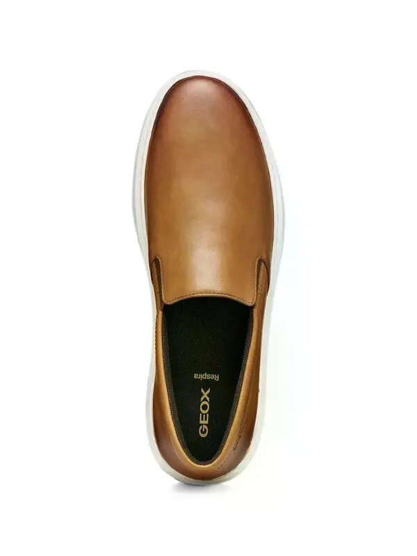 Geox Leather Slip-on Sneakers
