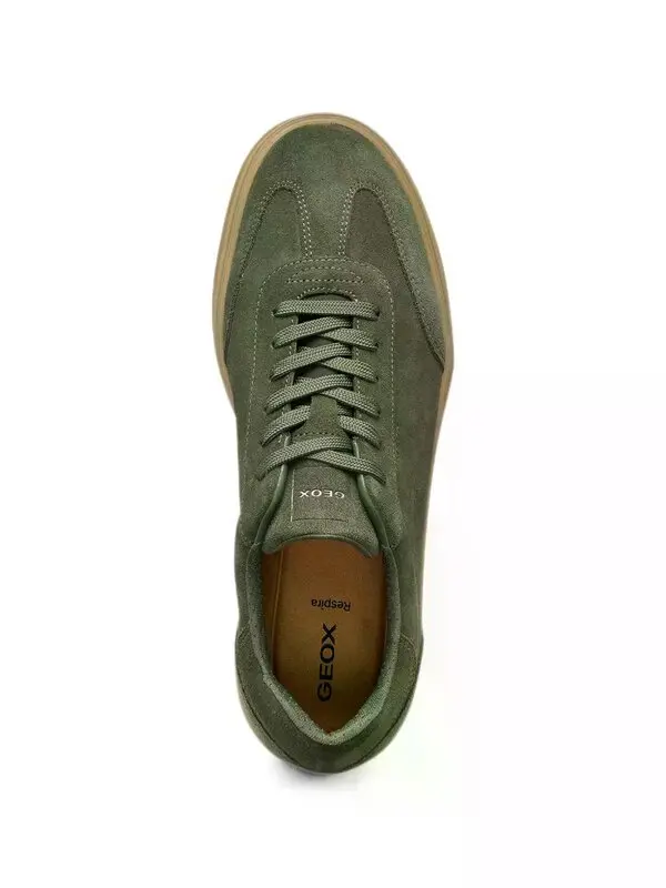 Geox Suede Panelled Sneakers