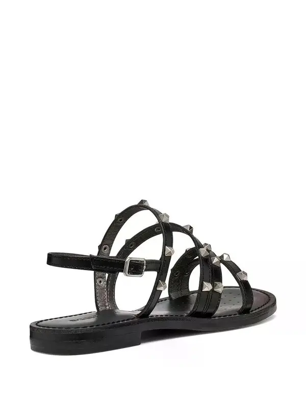 Geox Stud-embellished Multi-strap Slingback Sandals