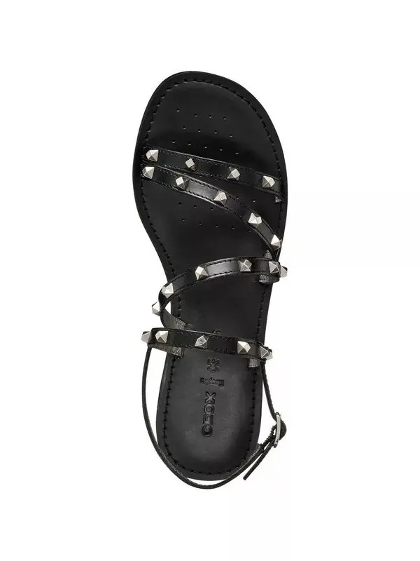 Geox Stud-embellished Multi-strap Slingback Sandals