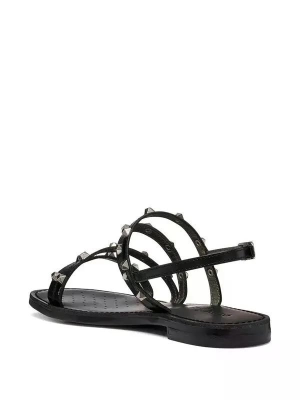 Geox Stud-embellished Multi-strap Slingback Sandals