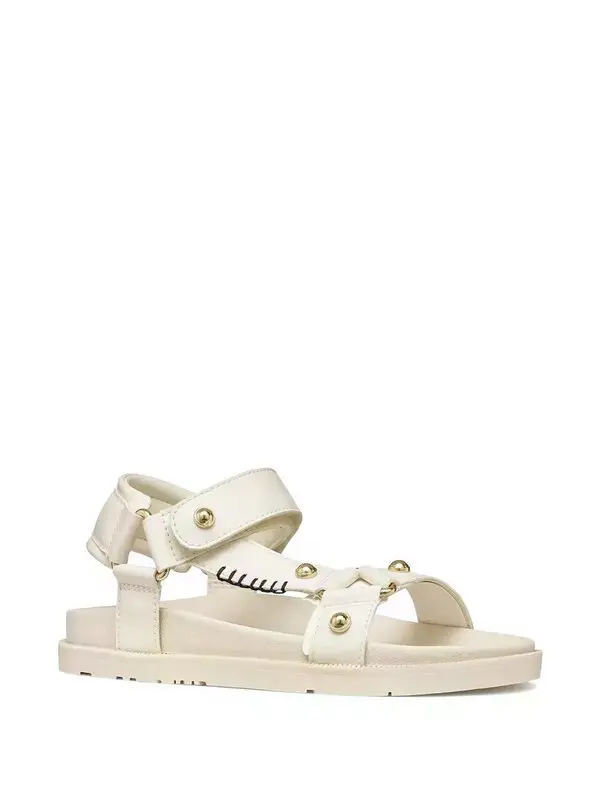 Geox Stud-embellished Touch-strap Sandals