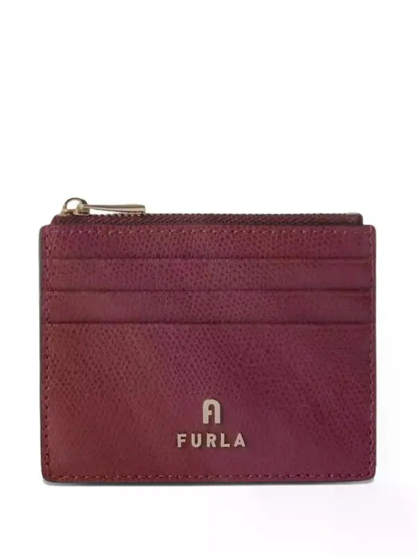 Furla Small Camelia Card Holder - Red