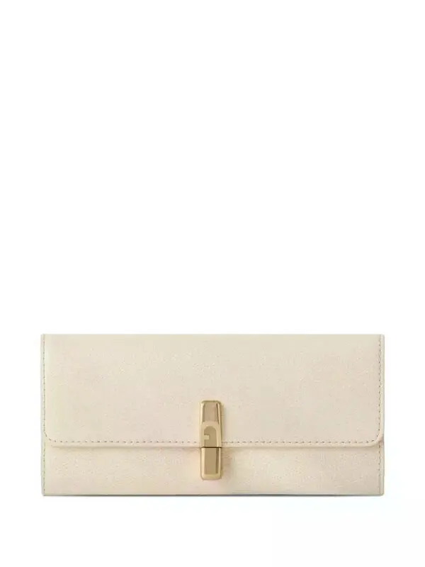 Furla Xl Iride Leather Wallet - Neutrals