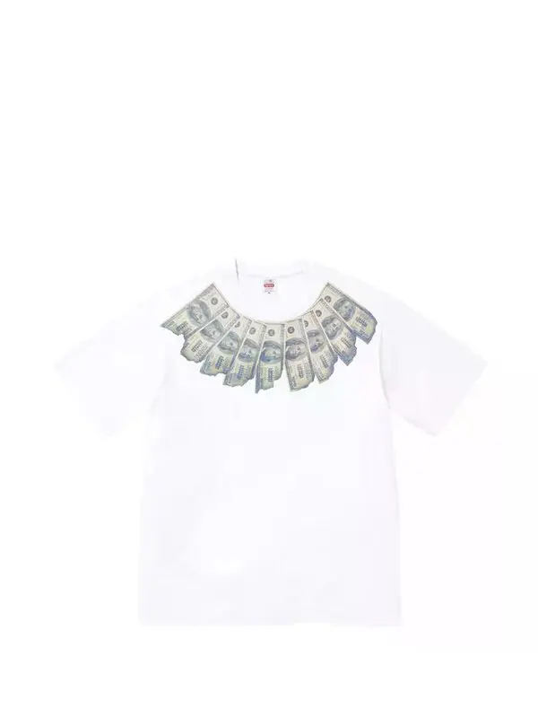 Supreme X Mm6 Maison Margiela Money-print T-shirt - White