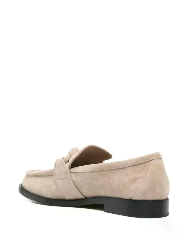 Bottega Veneta Astaire Knotted Loafers - Neutrals