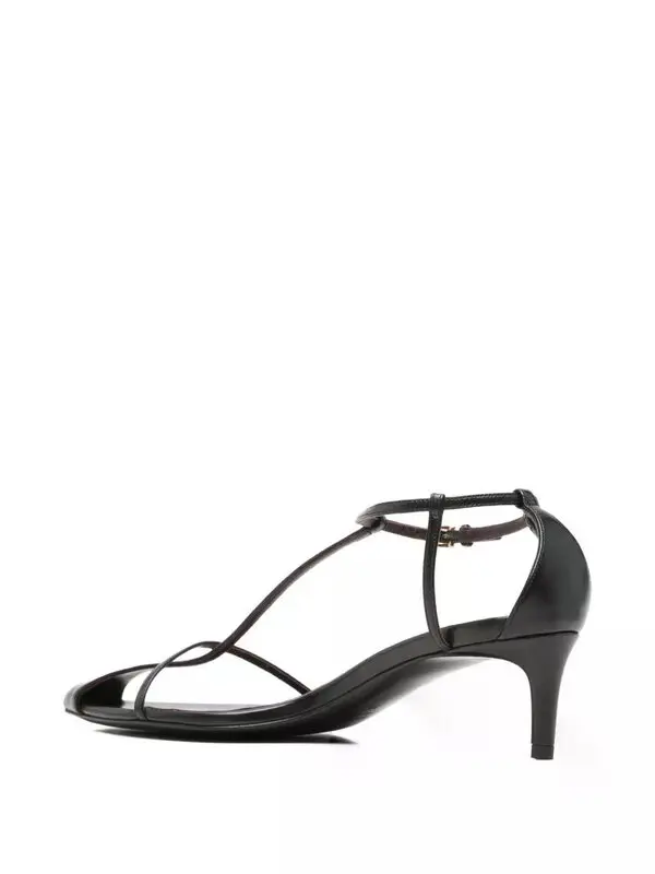 Khaite Bella T-bar Heeled Sandals