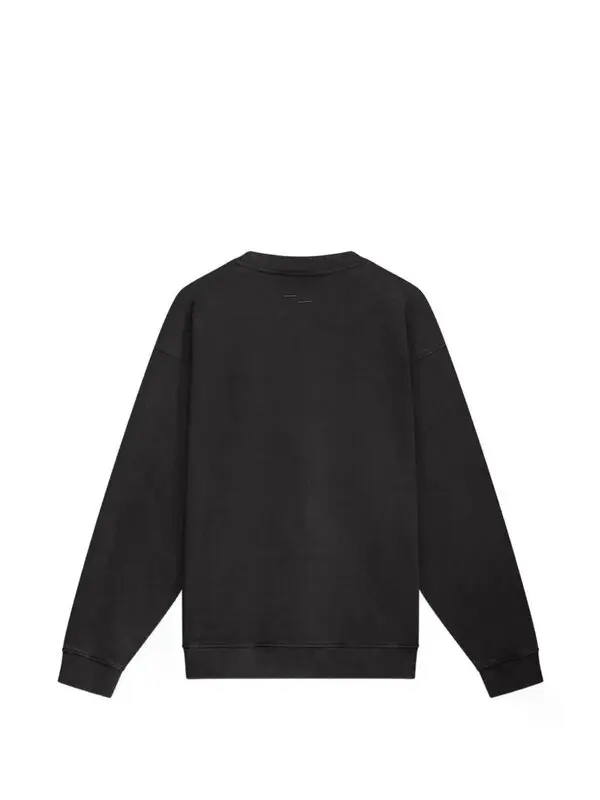 Filling Pieces Logo Embroidered Crew Neck Sweater